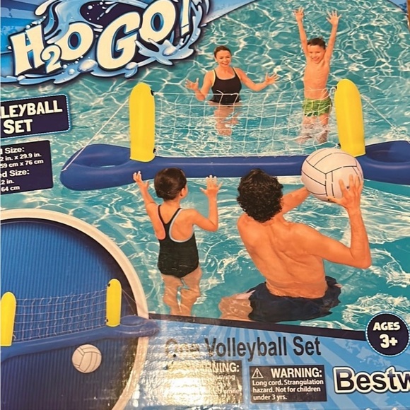 Bestway | Games | H2 Gobestway Inflatable Volleyball Game For The Pool ...
